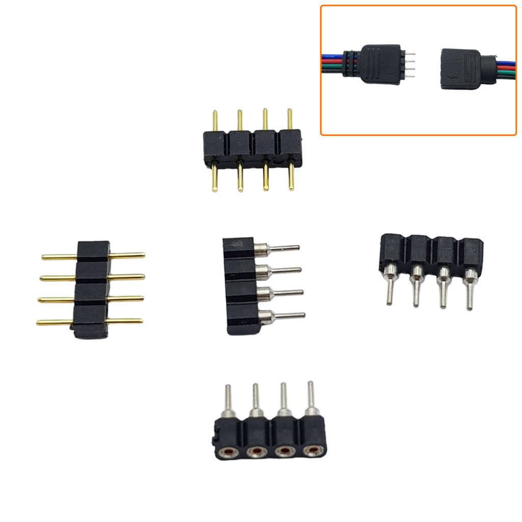 Ghim Nối Led RGB 5050 4 chân ghim đực (10 cái) - Nshop