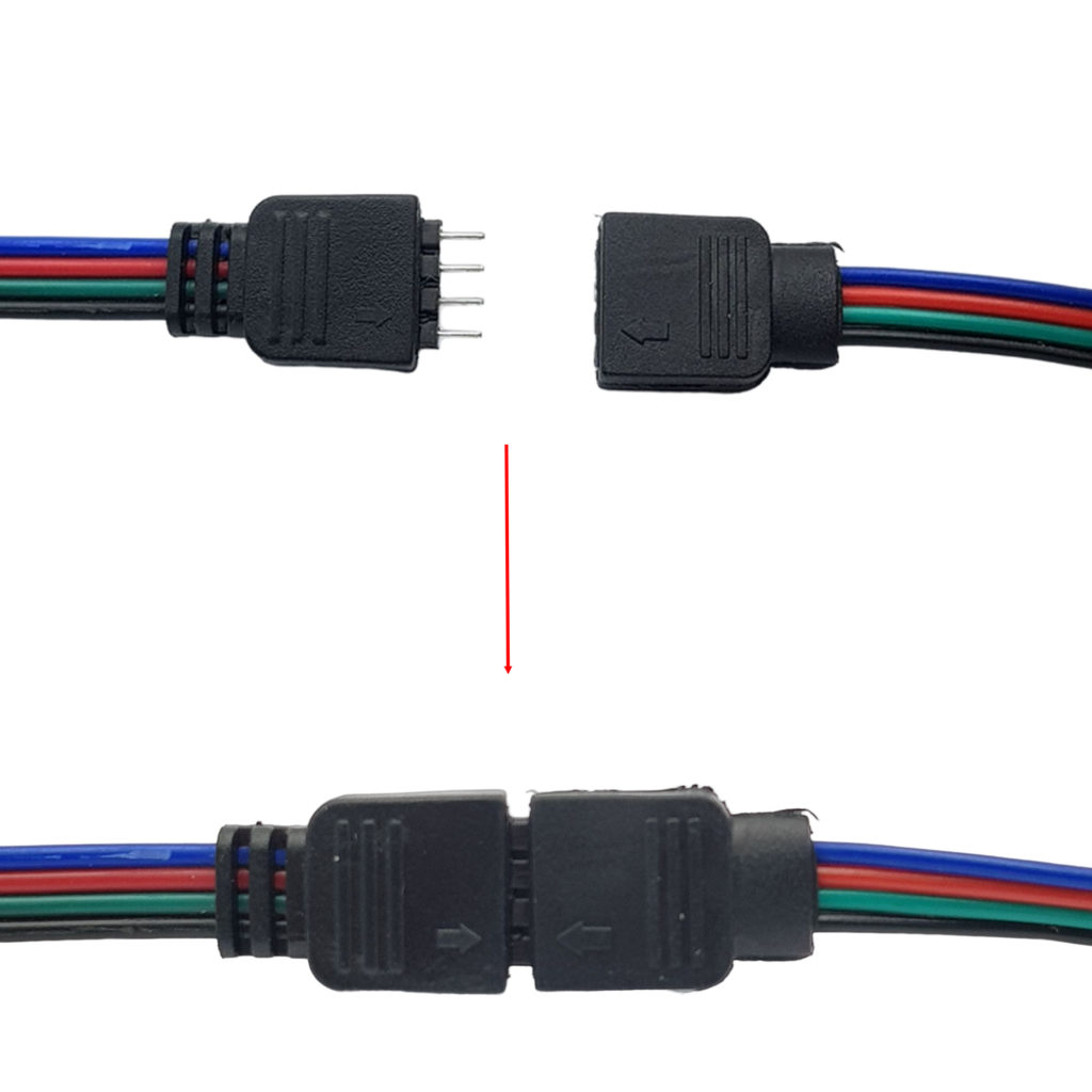 Ghim Nối Led RGB 5050 4 chân ghim đực (10 cái) - Nshop