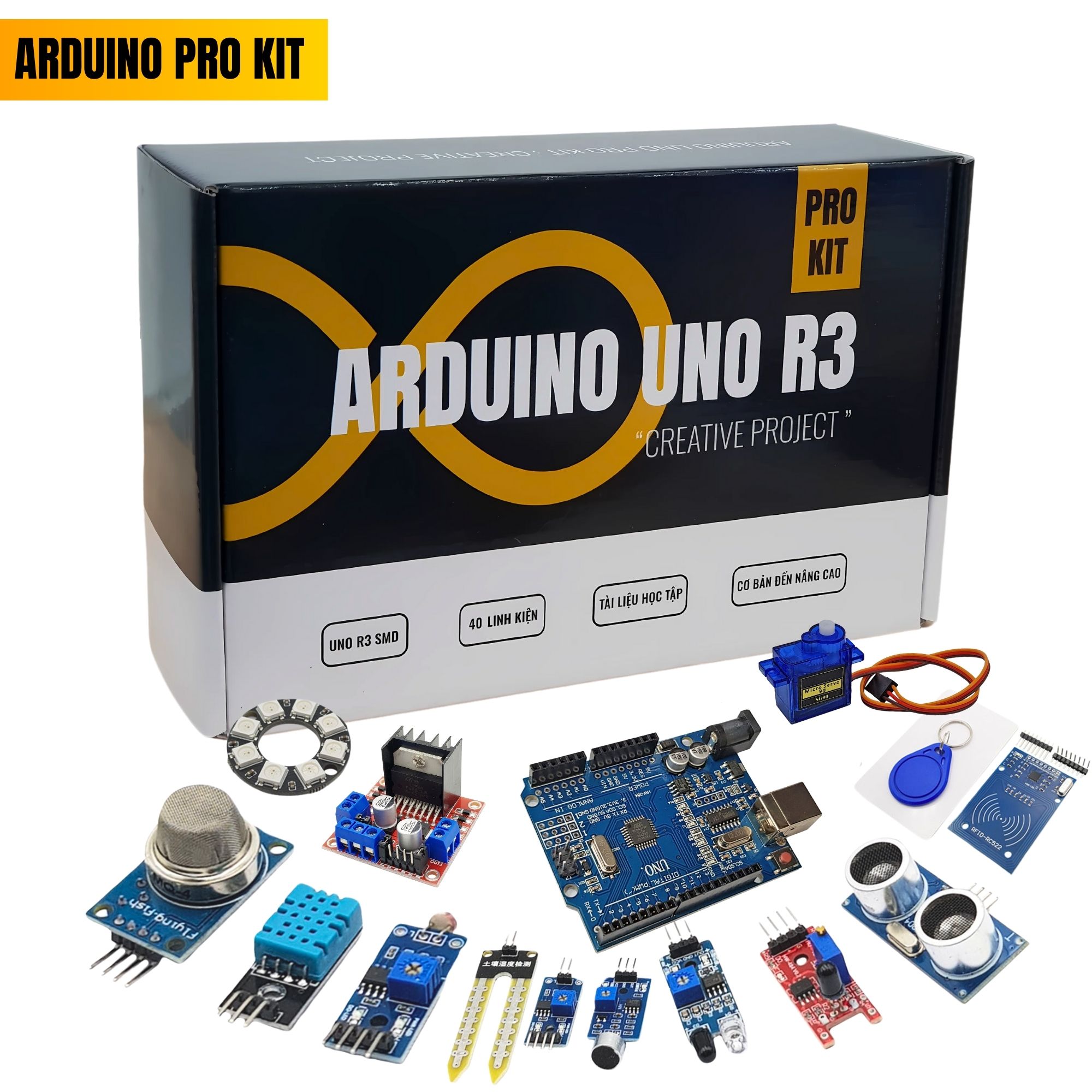 Bộ KIT học lập trình Arduino UNO R3 PRO KIT - Nshop