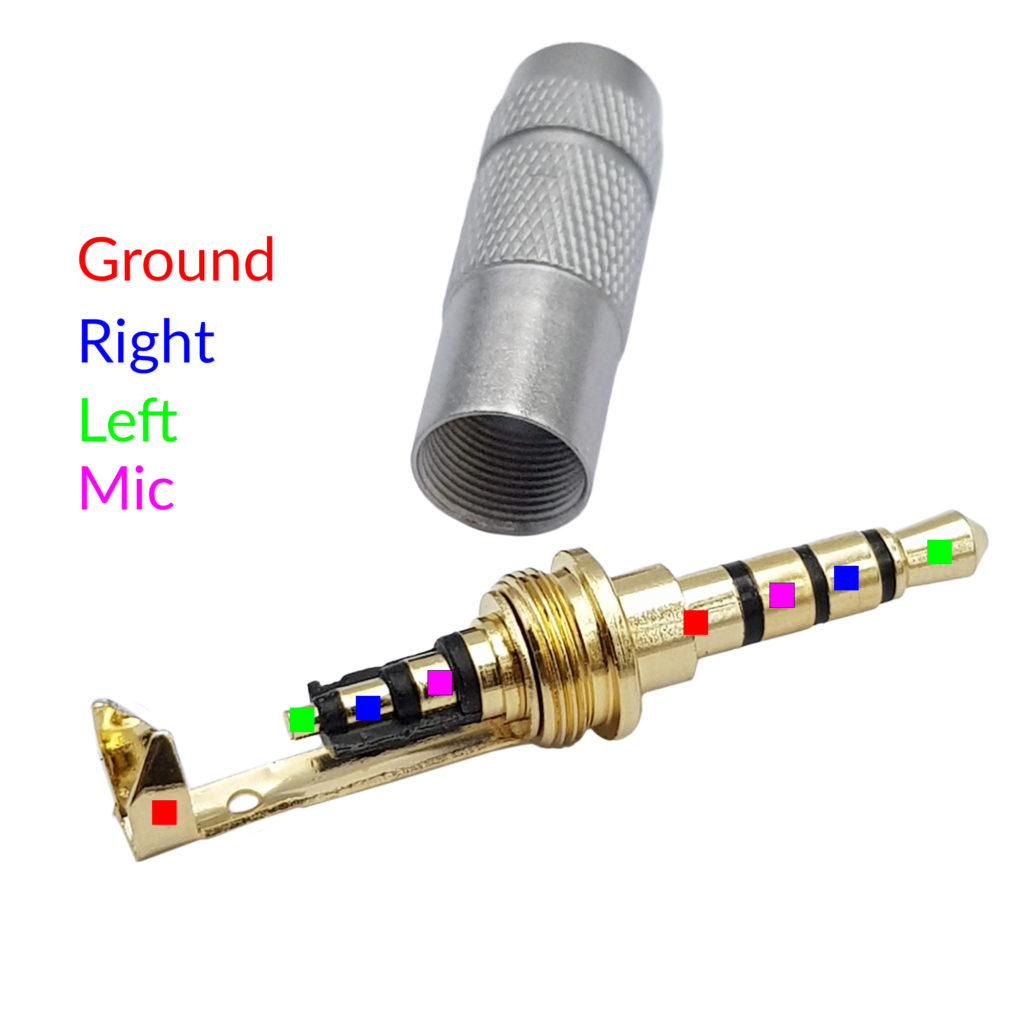 Jack âm thanh AUX 3.5mm 4 chấu - Nshop