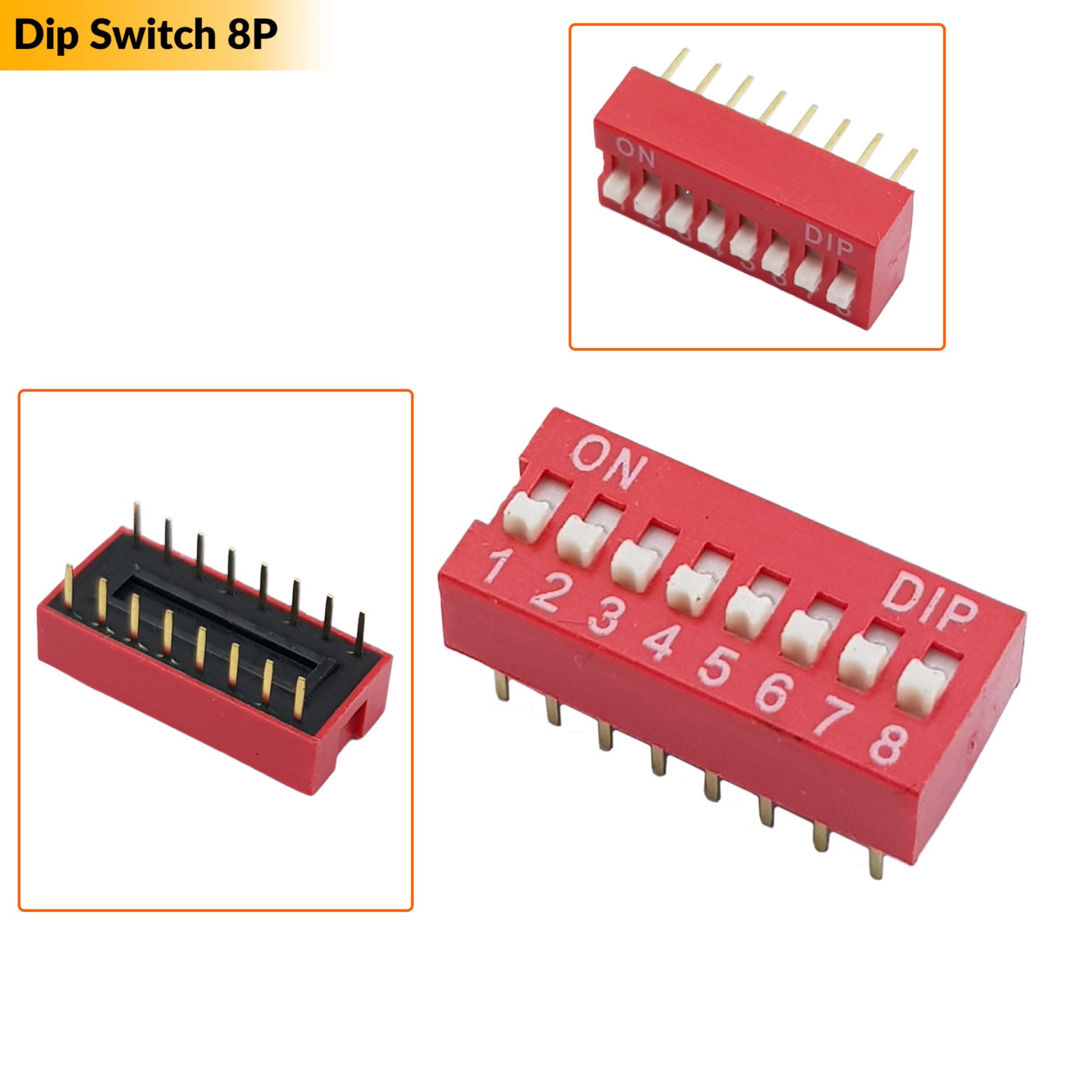 Công tắc DIP Switch đỏ - Nshop