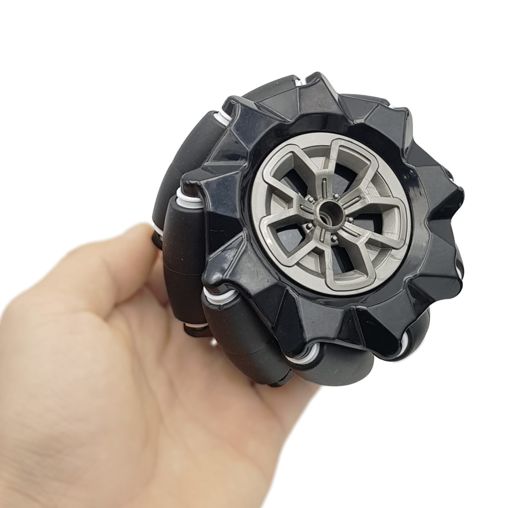 Bánh xe Mecanum nhựa đa hướng 97mm (COMBO 2 bánh L+R) - Nshop