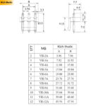 Đế Bus VH3.96 mm chân thẳng - Nshop