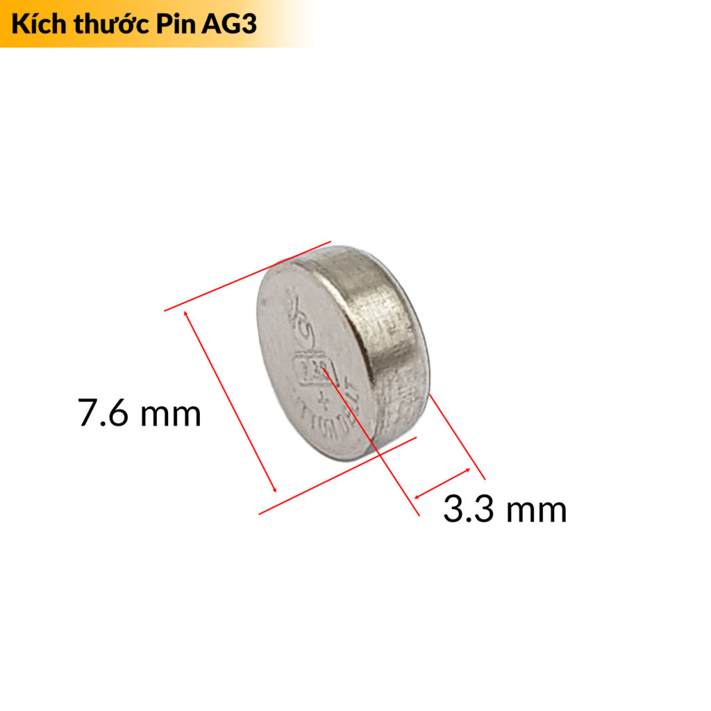 Pin cúc áo AG3 | LR41 | L736 | 392A | SR41 điện áp 1.5V (combo 2 pin) - Nshop