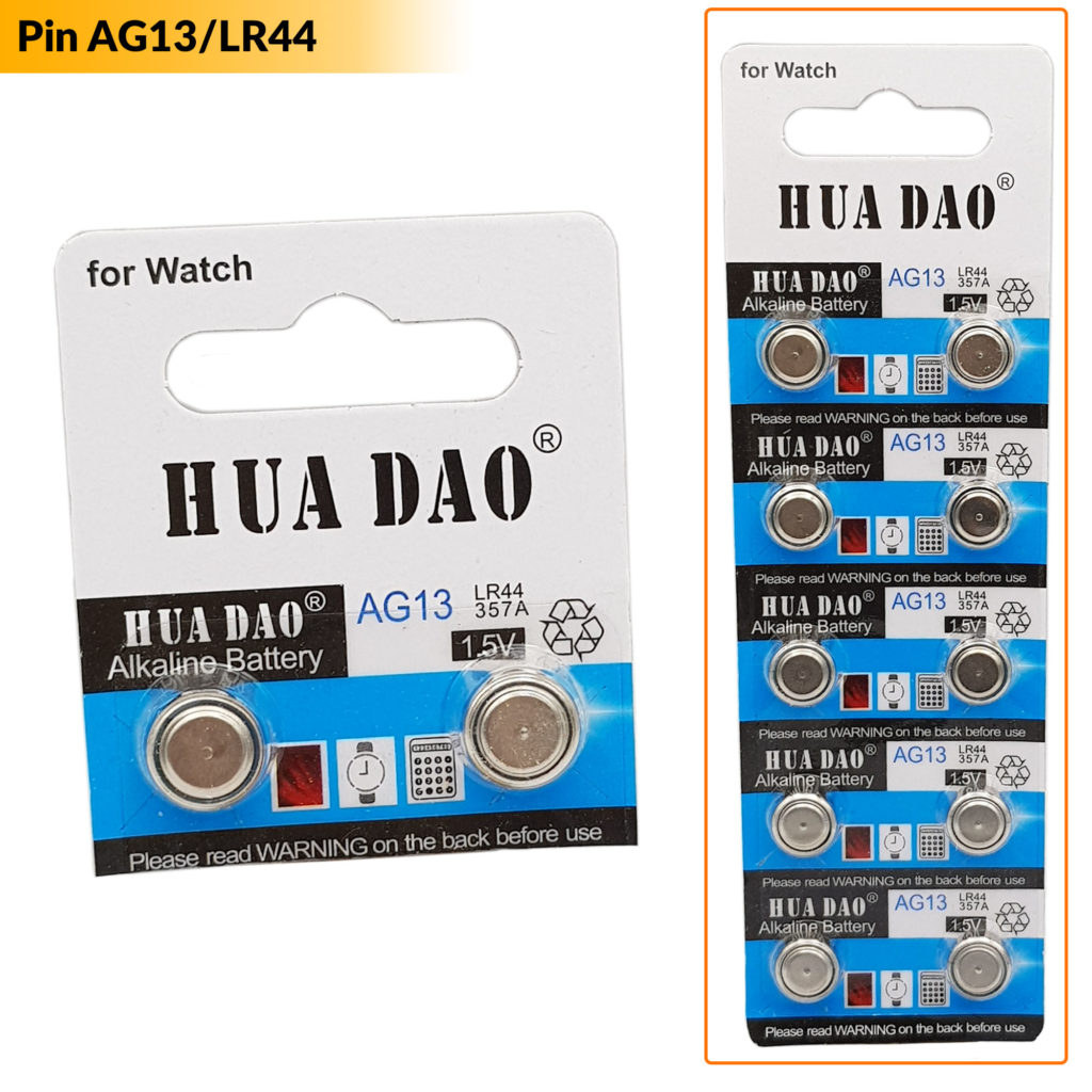 Pin cúc áo AG13 | LR44 | L1154 | A76 | 357A điện áp 1.5V (combo 2 pin) - Nshop