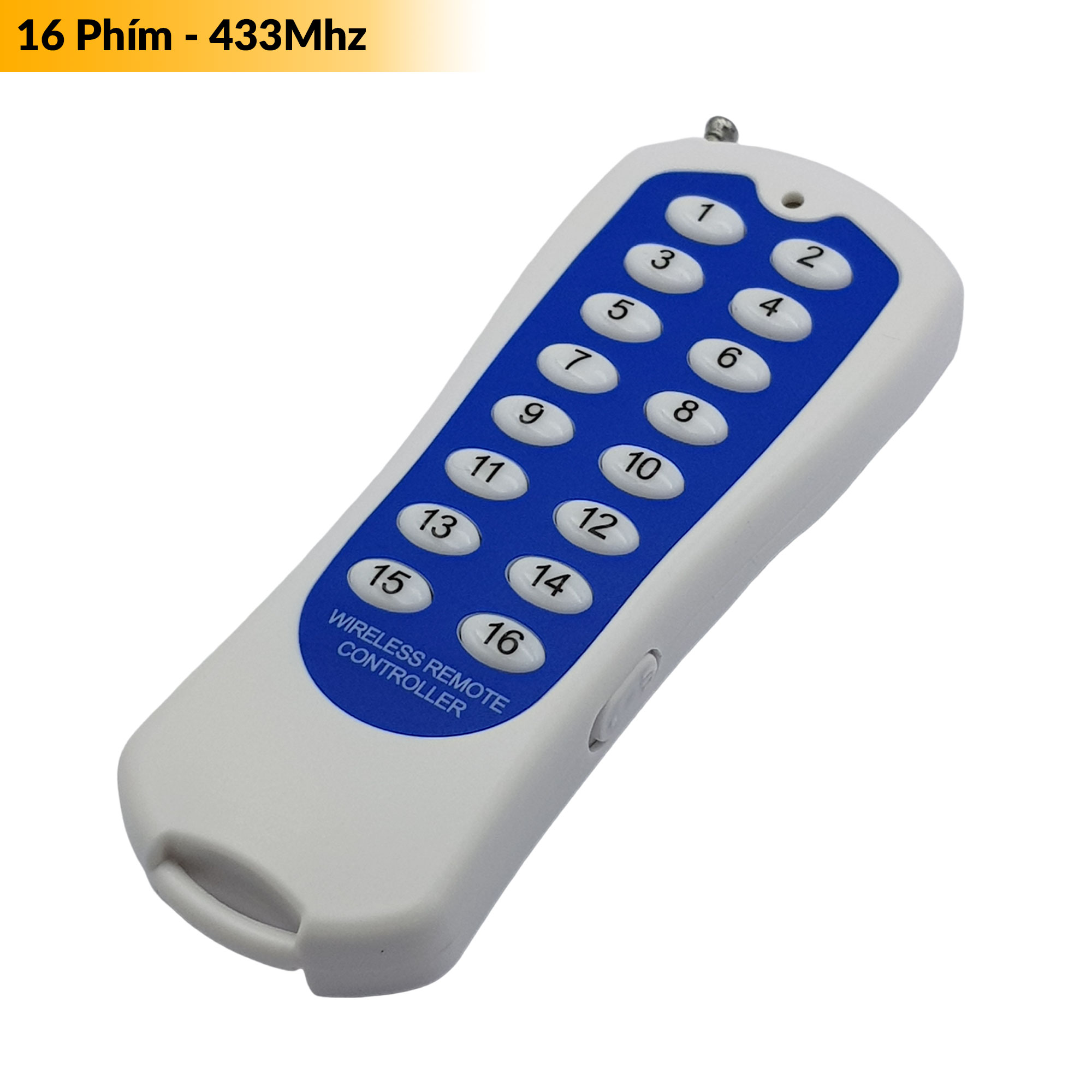 Remote RF 16 phím 433Mhz mã hàn 1000 mét - Nshop