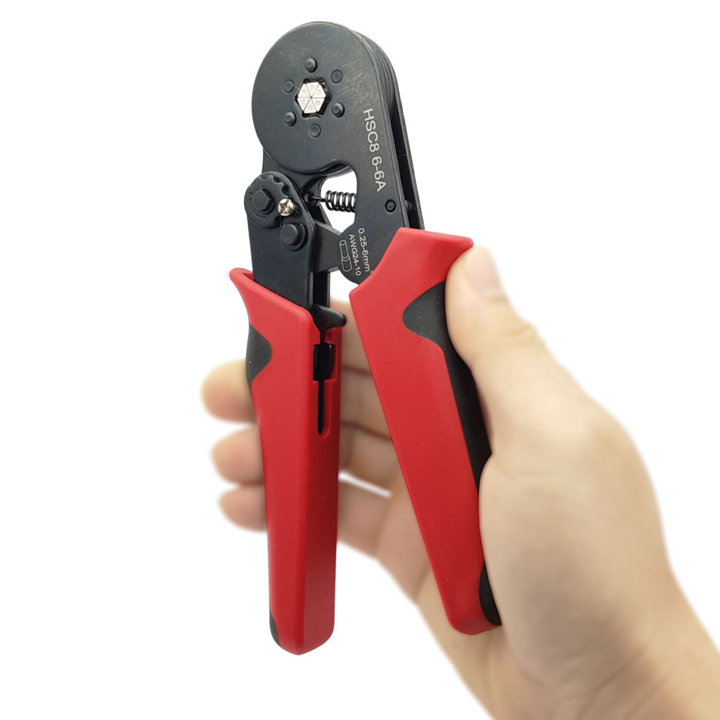 Kìm bấm COS pin tròn rỗng HSC8 6-6A - lục giác - Nshop