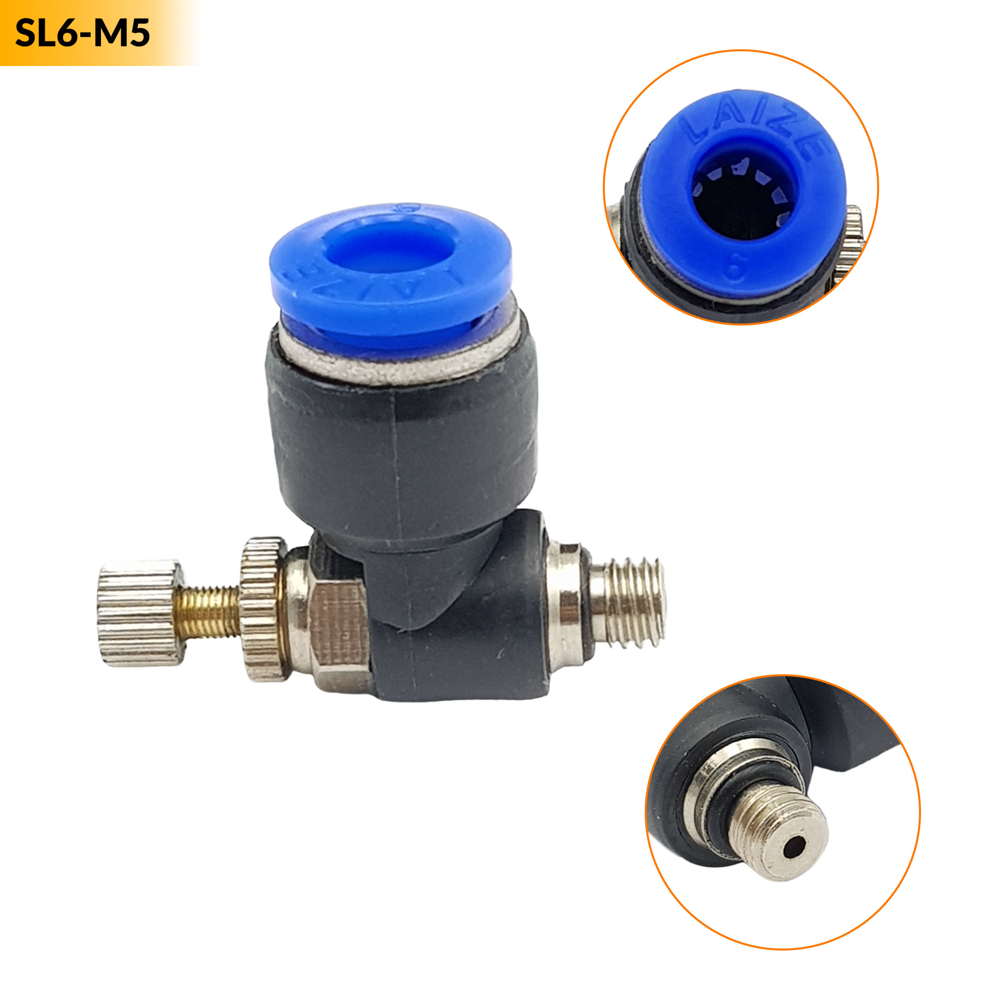 Van tiết lưu khí nén SL6-M5 - Nshop