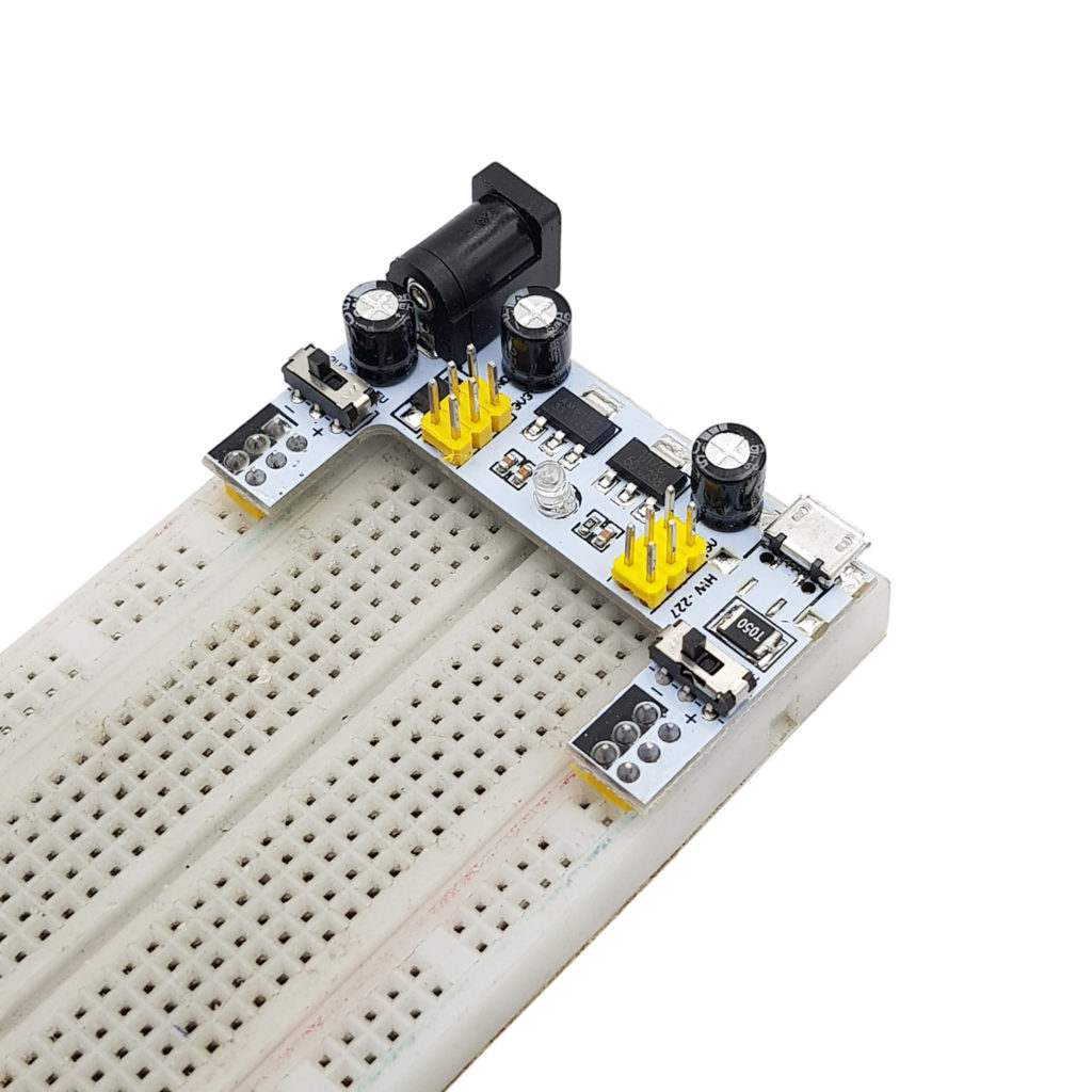 Mạch nguồn cho Testboard Breadboard MB-102 830 ngõ ra 3.3V / 5V Đầu vào ...