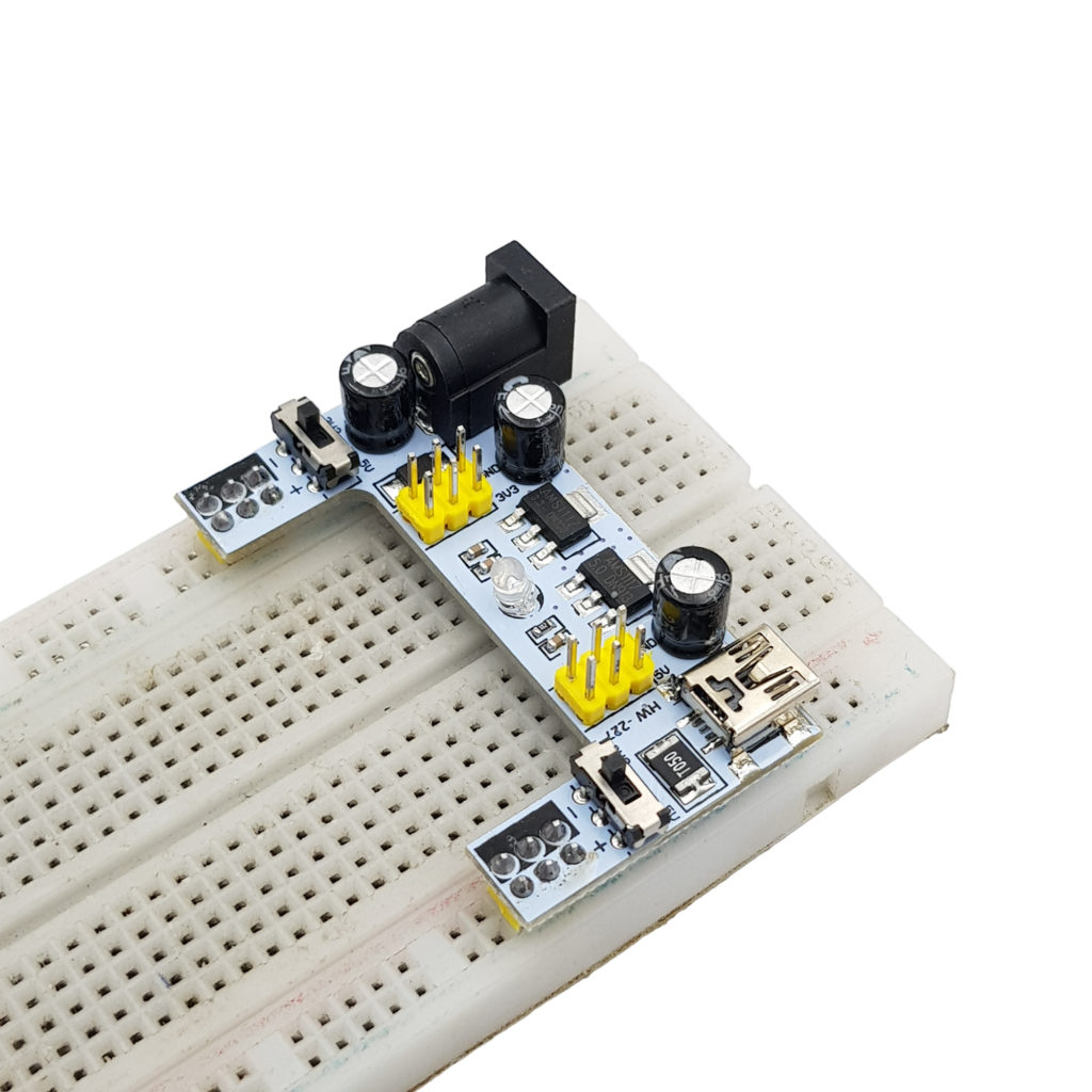 Mạch nguồn cho Testboard Breadboard MB-102 830 ngõ ra 3.3V / 5V Đầu vào ...