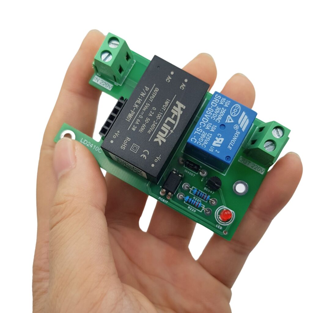 Đế cảm biến hiện diện con người HLK-LD2410C 220V 1 kênh - Nshop