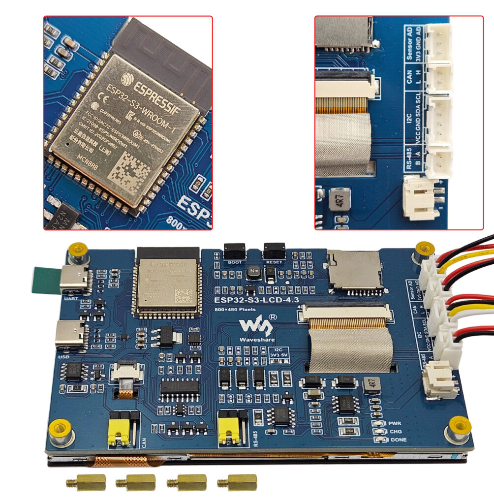 ESP32-S3 Touch LCD 4.3 inch - Nshop