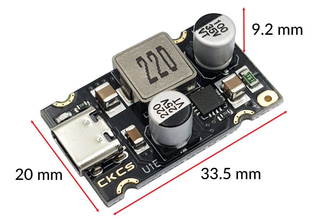 Mạch sạc nhanh Type C PD3.1 (PPS) 65W đầu vào hàn chân - Nshop