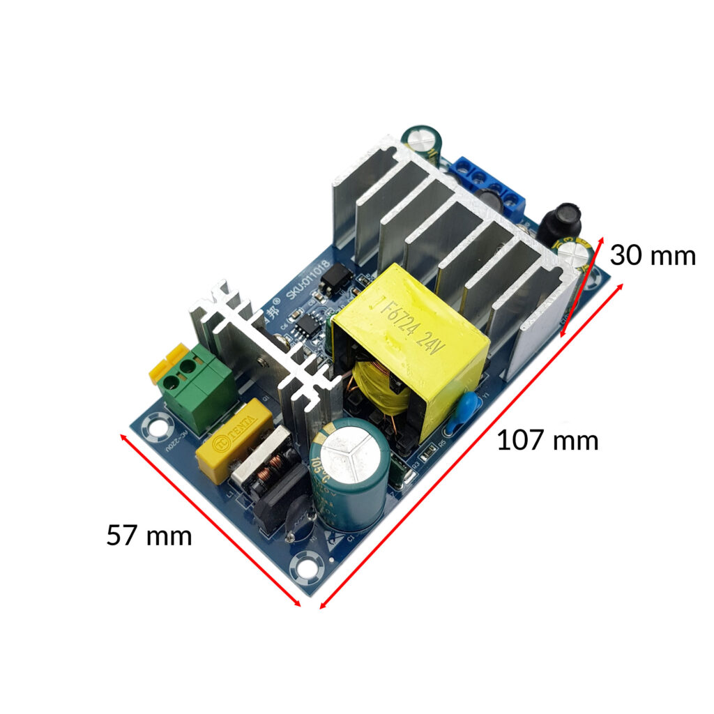 Module Nguồn AC-DC 120W 2 ngõ ra 24V 4A và 12V 1A - Nshop