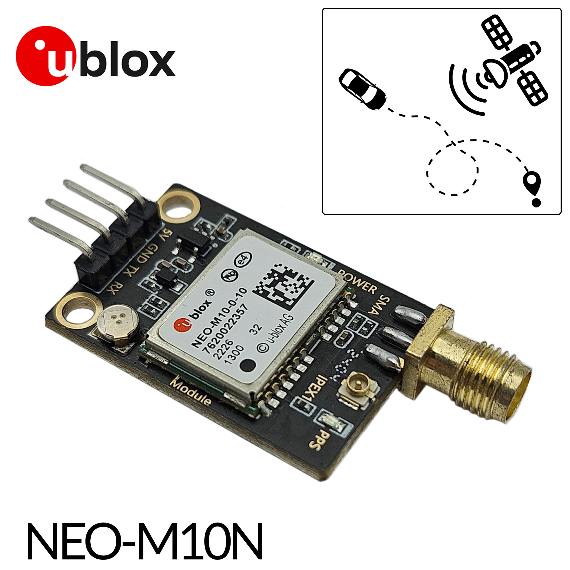 Module định vị GPS U-Blox NEO-M10 (BD+GALILEO+GLONASS+GPS+QZSS) - Nshop
