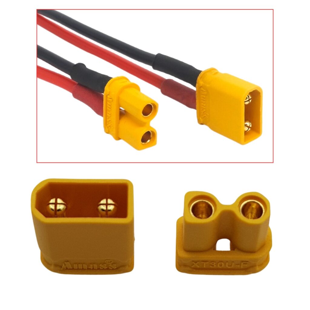 Jack nối XT-30 mạ màu vàng Đầu kim - Nshop
