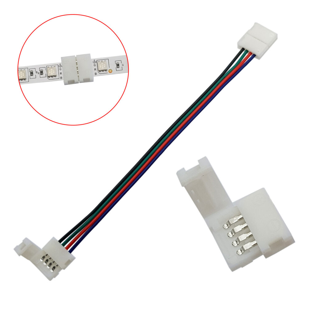 Jack nối LED 4P-10mm đầu nối - Nshop