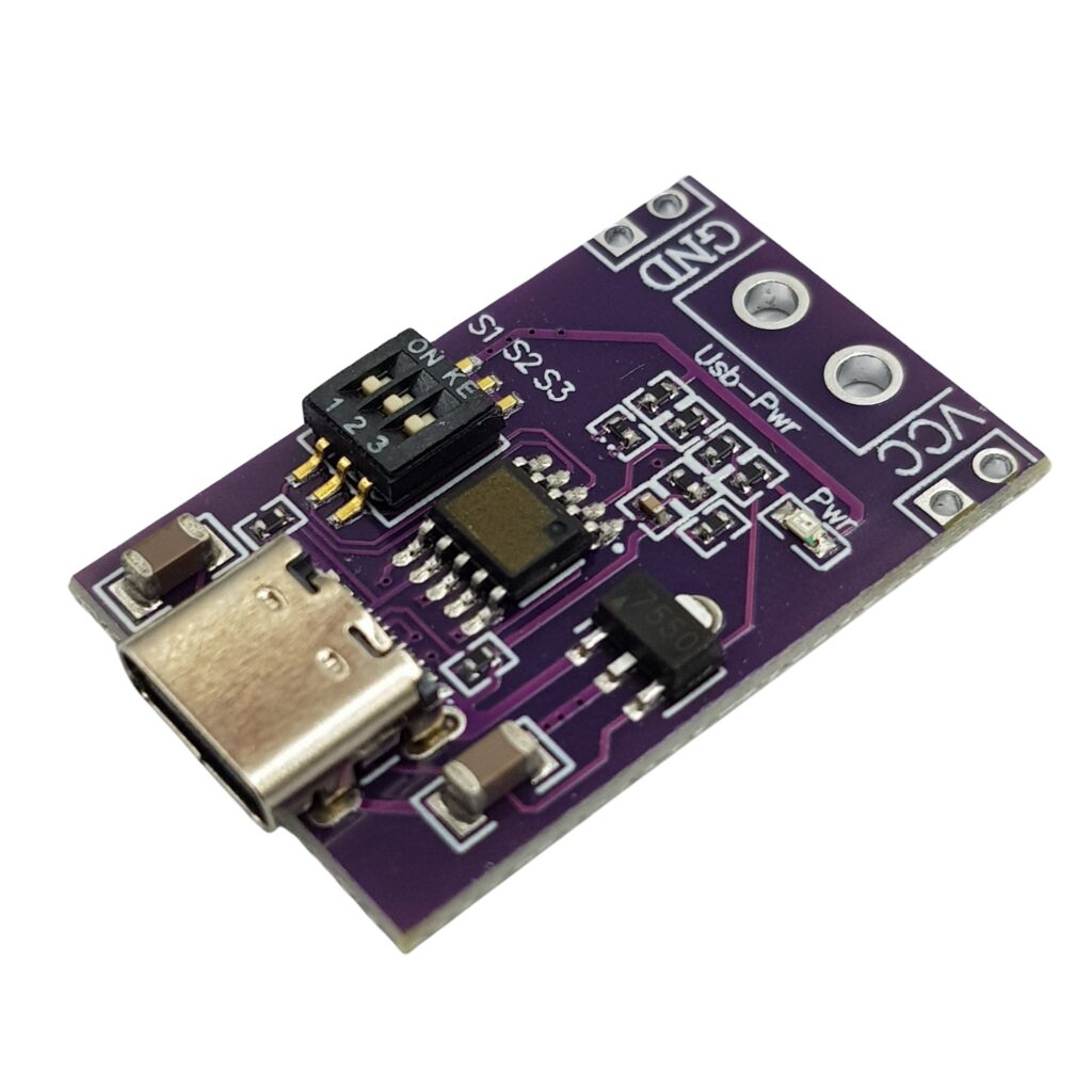 Mạch kích hoạt sạc nhanh type C PD/QC/AFC 5V/9V/12V/15V/20V - Nshop