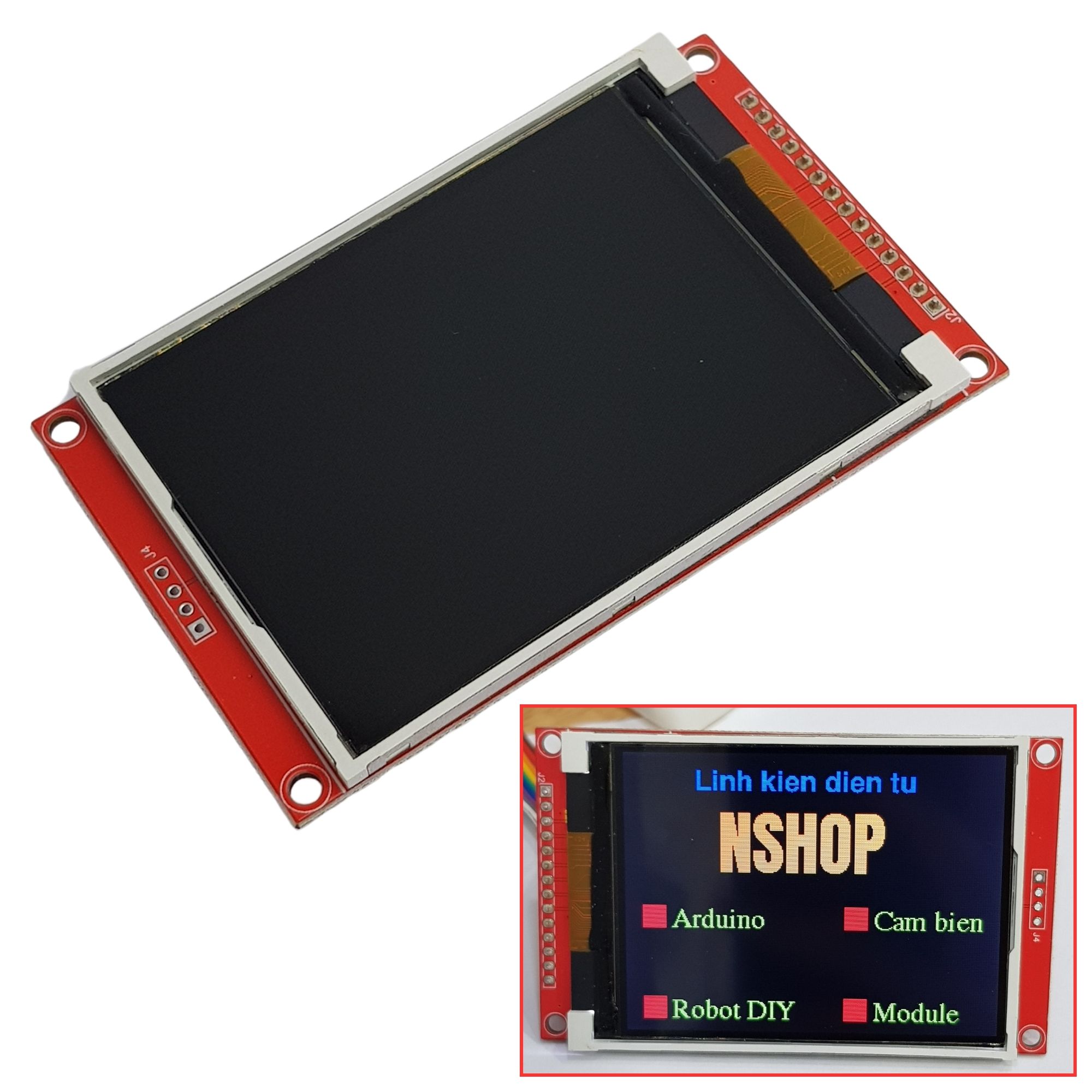 Màn hình LCD TFT 3.2 inch ILI9341 giao tiếp SPI - Nshop