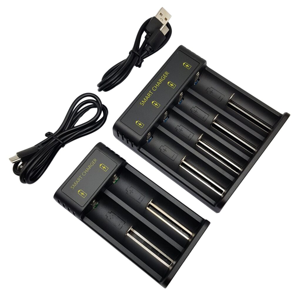 Bộ sạc Pin 18650 USB Type C Loại 2 Pin - Nshop