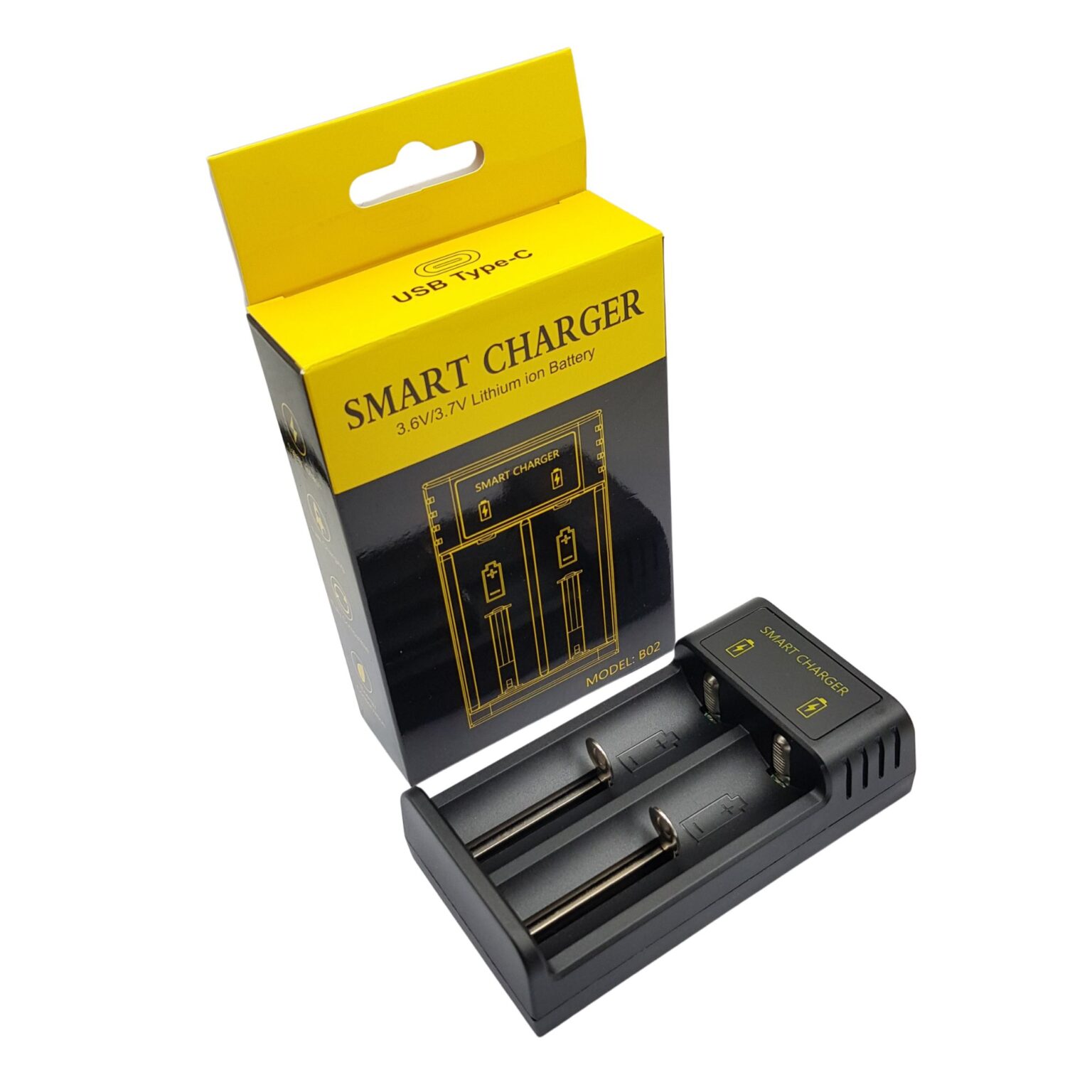 Bộ sạc Pin 18650 USB Type C Loại 2 Pin - Nshop